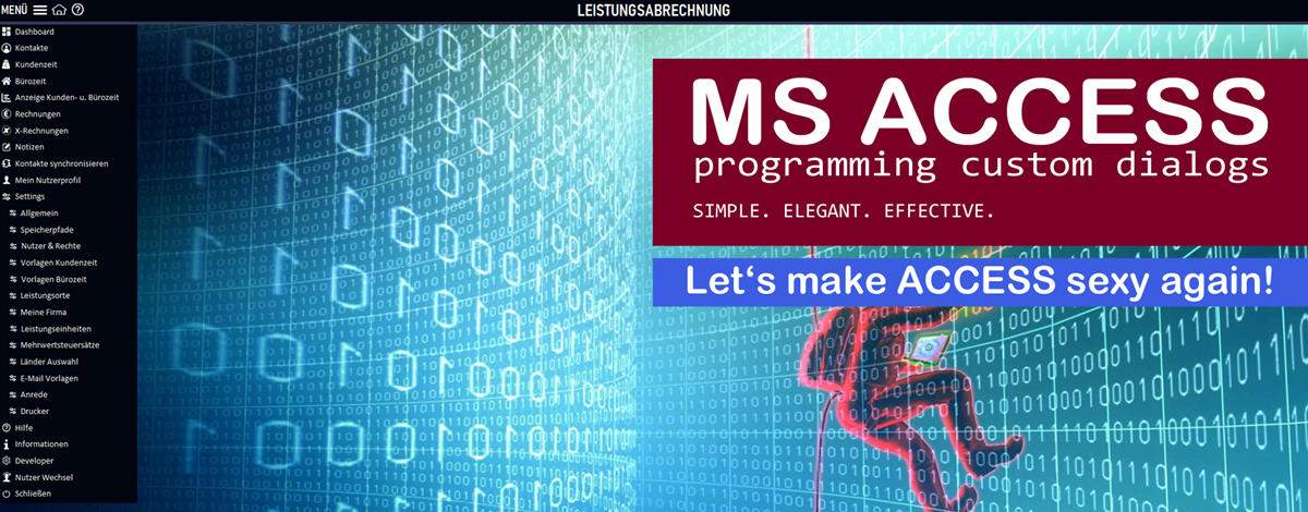 MS ACCESS: Modern Dialogs